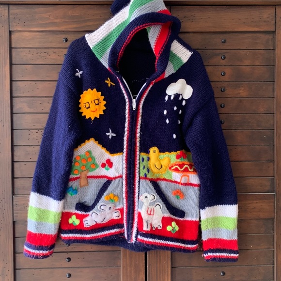 Shirts & Tops | Vintage Kids Sweater From Chile | Poshmark